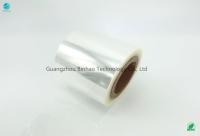 China Fully Clean Transparent Cigarette BOPP Film Shrinkage Middle High Rate 5%-8% for sale