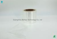 China Fully Clean Transparent Cigarette BOPP Film Shrinkage Middle High Rate 5%-8% for sale