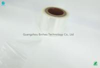 China High Tensile Strength 5% Shrink Cigarette BOPP Film Roll Impact Strength Rigid Toughness for sale