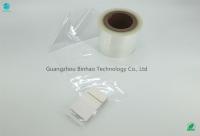 China Layer Sealable Transparent Bopp Film 2500m Length For Tobacco Package for sale