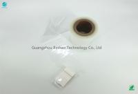 China Surface Clarity Cigarette BOPP Film Roll High Shrinkage Lubricity On GD Machine 6000m Max Length for sale