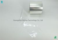 China Surface Clarity Cigarette BOPP Film Roll High Shrinkage Lubricity On GD Machine 6000m Max Length for sale