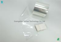 China Surface Clarity Cigarette BOPP Film Roll High Shrinkage Lubricity On GD Machine 6000m Max Length for sale