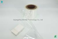 China Thermal Stability Lamination Cigarette BOPP Film Roll Transparent Inner Pack Density 0.91 g/cm3 for sale