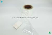 China Tobacco Film Anti Static Treatment BOPP Film Roll Food Grade Invisible Clear 5% Shrinkage for sale