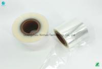 China Friction Coefficient 0.35 BOPP Film Cigarette Package Materials Clear for sale