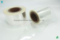 China Friction Coefficient 0.35 BOPP Film Cigarette Package Materials Clear for sale
