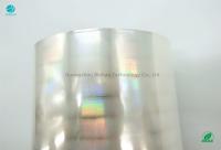 China 21 Micron BOPP Holographic Film Cigarette Package / Food / Cosmetic for sale