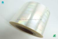 China 21 Micron BOPP Holographic Film Cigarette Package / Food / Cosmetic for sale