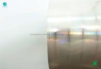 China Tobacco Cellophane Wrapping BOPP Holographic Film Laser Printing Customized for sale