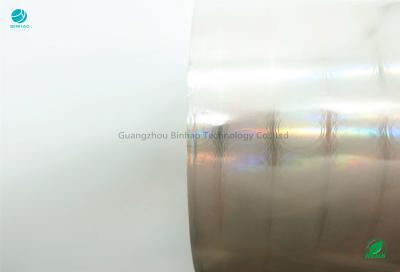 China Tobacco Cellophane Wrapping BOPP Holographic Film Laser Printing Customized for sale
