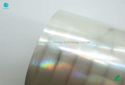 China Transparency Cigarette BOPP Holographic Film Flexible Packaging Material Odorless for sale