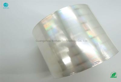 China Durable BOPP Shrink Film Laser Tobacco Holographic Shining Surface Under Light Package for sale