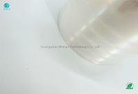 China Ratio 5 % BOPP Holographic Film Roll Shrinkage Packed For Cigarette Cases for sale