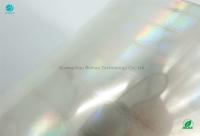 China Good Stretch BOPP Holographic Film Roll For Tobacco Inkjet Printing Mimeograph for sale