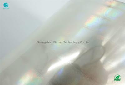 China Good Stretch BOPP Holographic Film Roll For Tobacco Inkjet Printing Mimeograph for sale