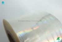 China Good Stretch BOPP Holographic Film Roll For Tobacco Inkjet Printing Mimeograph for sale