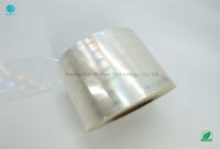 China Thickness 21 - 27 Mic BOPP Holographic Film Roll For Tobacco Cases Package Materials for sale