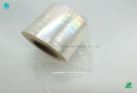 China Smooth Glossy BOPP Holographic Cigarette Film Roll High Shrinkage For Film Printing for sale