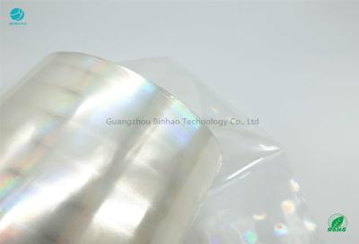 China Fluorescent Laser BOPP Tobacco Holographic Film Brightness Composition Of Printing Design for sale