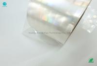 China Fluorescent Laser BOPP Tobacco Holographic Film Brightness Composition Of Printing Design for sale