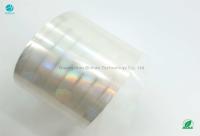 China High Transparency BOPP Tobacco Holographic Film Moisture Resistance Customized Width for sale
