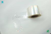 China Security Level Food Grade Tobacco BOPP Holographic Film Thickness 21 Micron Laser for sale