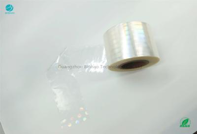 China Security Level Food Grade Tobacco BOPP Holographic Film Thickness 21 Micron Laser for sale
