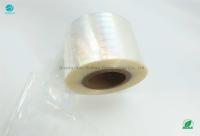 China Low Medium Adhesive Strength Tobacco BOPP Packaging Film Laser Holographic 2500m-3000m Length for sale