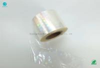 China Double - Sided Heat Sealed Cigarette Holographic Packaging Films / Biaxially Oriented Polyethylene Film for sale