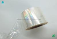 China Good Imperviousness Tobacco BOPP Holographic Film Impact Strength Soft for sale