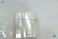 China Good Imperviousness Tobacco BOPP Holographic Film Impact Strength Soft for sale