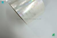 China Normal Temperature BOPP Holographic Film Cigarette Laser Shining Glossy Food Grade for sale