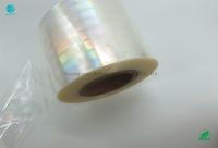 China Normal Temperature BOPP Holographic Film Cigarette Laser Shining Glossy Food Grade for sale