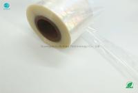 China High Function Clarity BOPP Holographic Film / Thin Cigarette Film No Wrinkle for sale