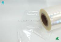 China Shrink Holographic Cigarette Film Roll Glossiness High BOPP Label Security Laser Printing for sale