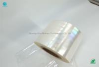 China Shrink Holographic Cigarette Film Roll Glossiness High BOPP Label Security Laser Printing for sale