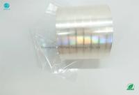 China Heat - Sealing Cigarette BOPP Holographic Film Invisible Transparent Colour for sale