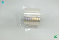 China Printable BOPP Film Roll Cigarette Laser Effect High Constriction Treated Good Tension for sale