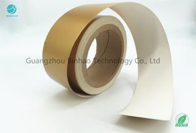 China Three Times Scraper Coating Colour Cigarette Inner Frame Classic Matte Gold 700m Length for sale
