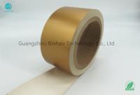 China Three Times Scraper Coating Colour Cigarette Inner Frame Classic Matte Gold 700m Length for sale