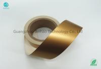 China Three Times Scraper Coating Colour Cigarette Inner Frame Classic Matte Gold 700m Length for sale