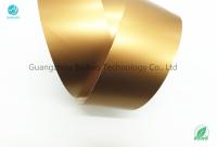 China King Size Cases Cigarette Inner Frame Of Golden Colour Matte Treatment for sale