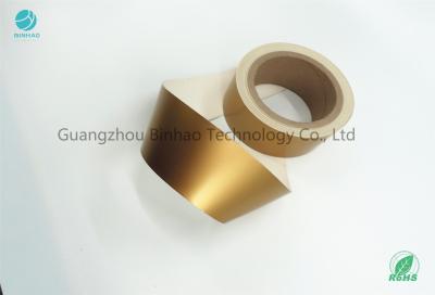China Durable Carton Laminating Inner Frame Of Cigarette Gold Matte Light 90um for sale