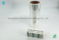 China Customized Jumbo Roll Cigarette 5% PVC Shrink Wrap Film for sale