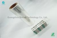 China Translucent Tobacco Package 0.3mm Plastic Shrink Film for sale