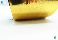 China Showing Gold Colour Type Shiny Tear Strip Tape Easy Packed Opening Tape No Sound for sale