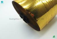 China Showing Gold Colour Type Shiny Tear Strip Tape Easy Packed Opening Tape No Sound for sale