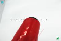 China Red Food 21 Micron Tearable Packing Tape for sale