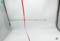 China Multy-Material And Multy-Colors Print Tear Strip Tape Red Elegant for sale